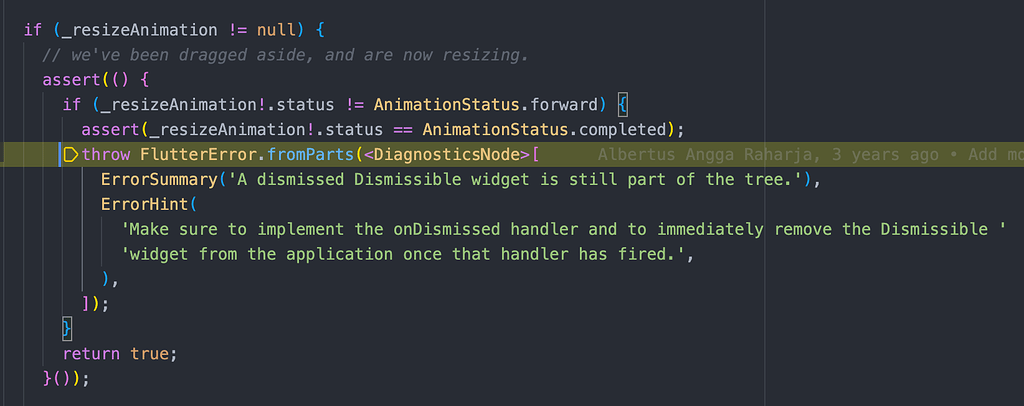 A Dismissed Dismissible Widget Is Still Part Of The Tree Flutter Apprentice Kodeco Forums